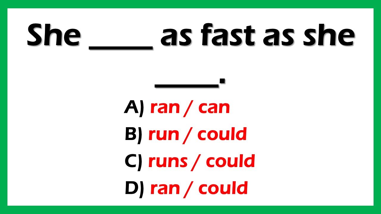 Grammar Excellence Test: A 90%+ score confirms your English is Amazing ...