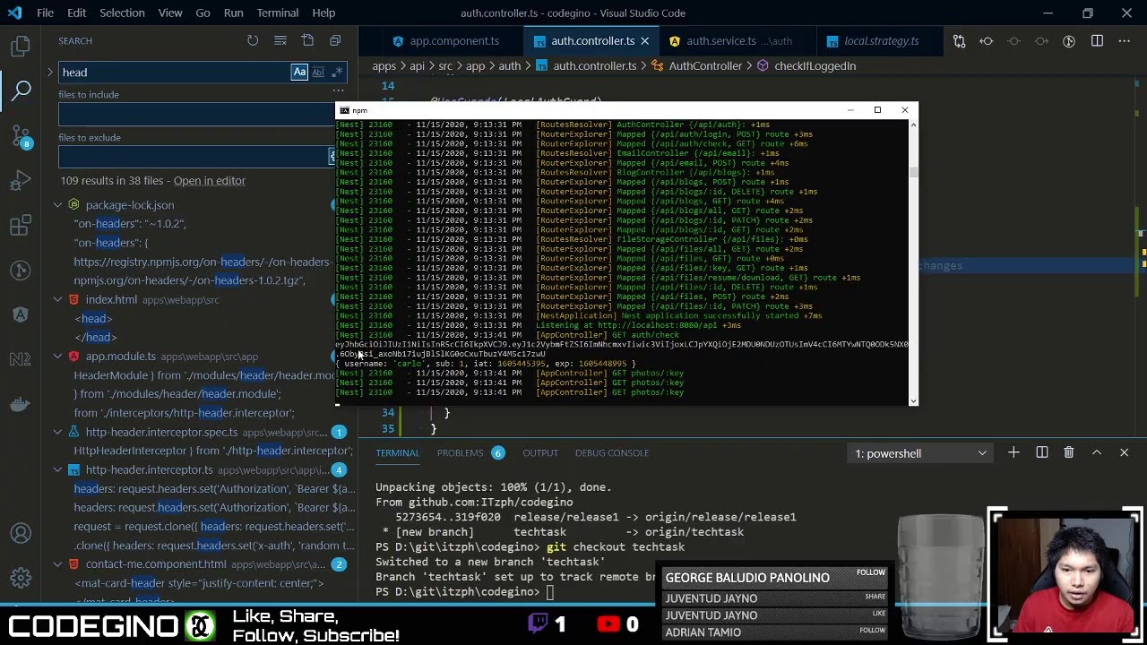 #100DaysOfCode #Day75 #liveCoding Like and share to support! - YouTube