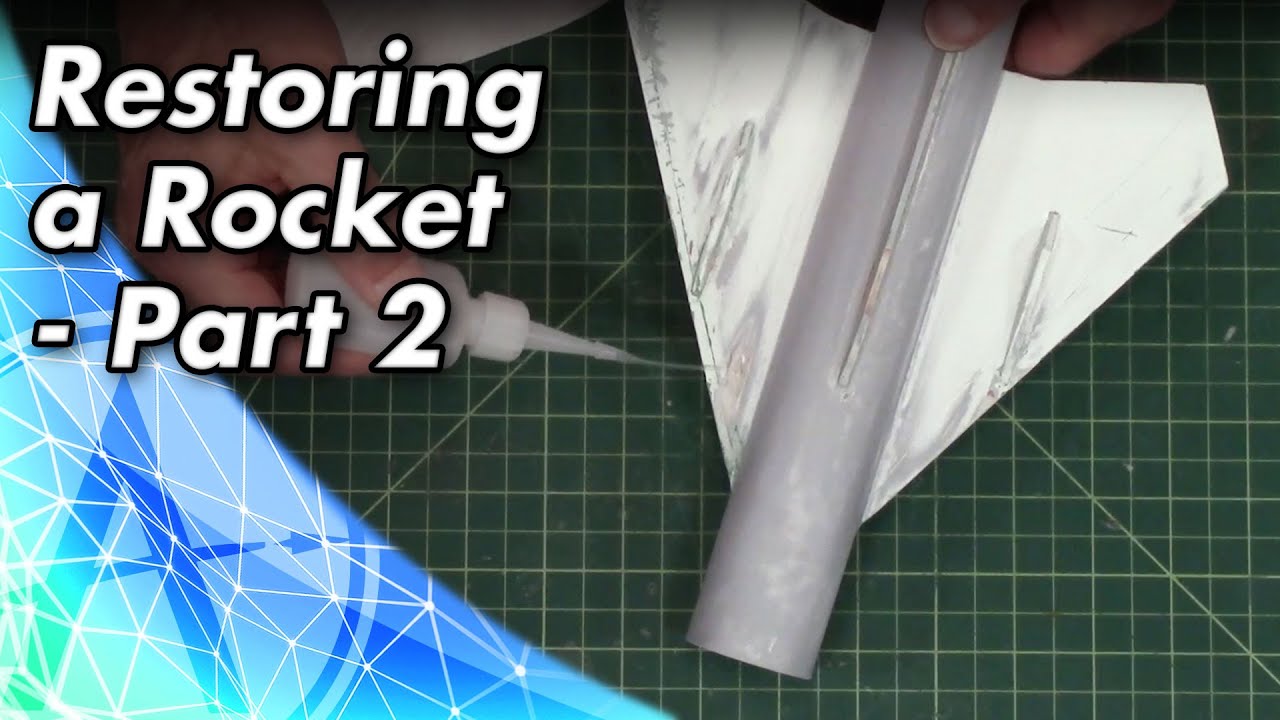 How to Restore and Repaint a Model Rocket - Part 2 - YouTube
