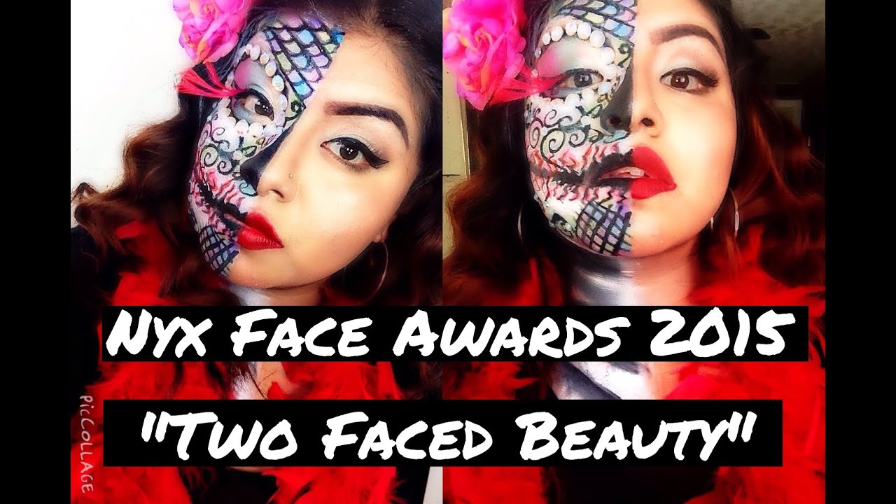 Two Faced Beauty | Nyx Face Awards 2015 | XoxoCarolina♡ - YouTube