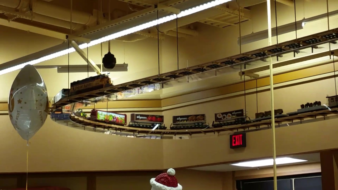 A train in a grocery store Wegmans Henrico Va - YouTube