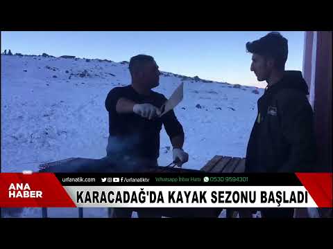 Karacadağ'da Kayak Sezonu Başladı