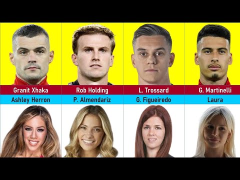 Wives & Girlfriends of Famous Arsenal Football Players. - YouTube