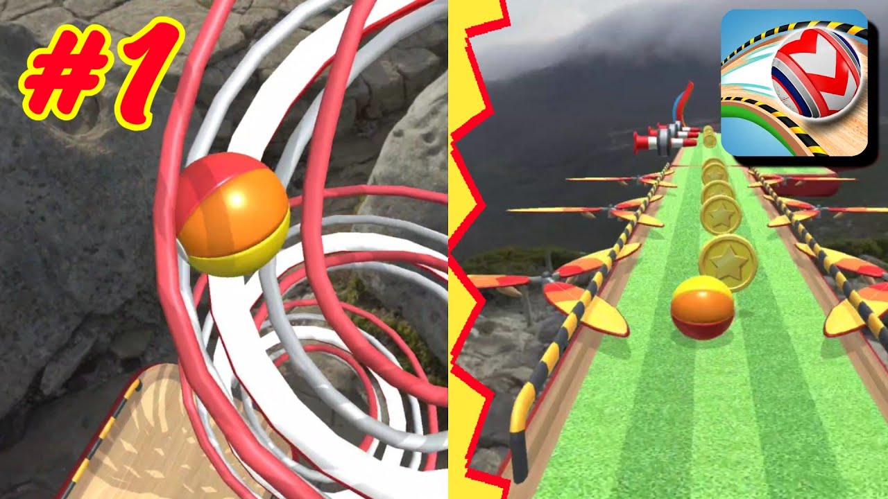 Rolling Balls 3D: Sky Race | Level 1-10 | MI Gameplay - YouTube