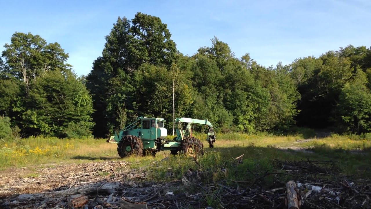 1989 Franklin 170 Grapple Skidder - YouTube