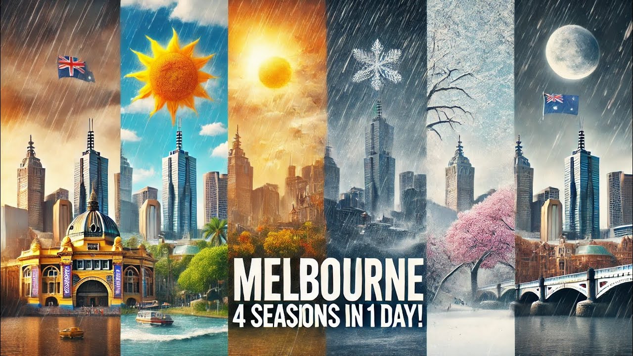 Melbourne’s Crazy Weather: The City of Four Seasons in One Day! 🌞 ️🌧️🌦 ...