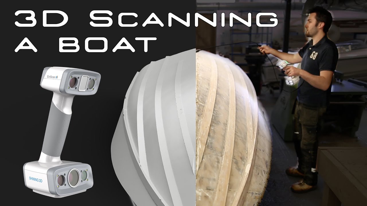 3D Scanning A Boat Hull with the EinScan H 3D Scanner | Scanning the ...