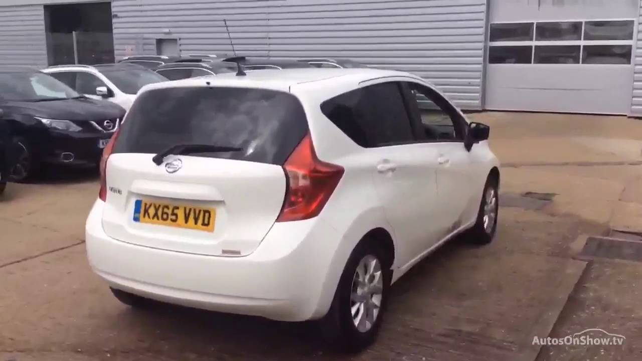 NISSAN NOTE ACENTA PREMIUM WHITE 2015 - YouTube