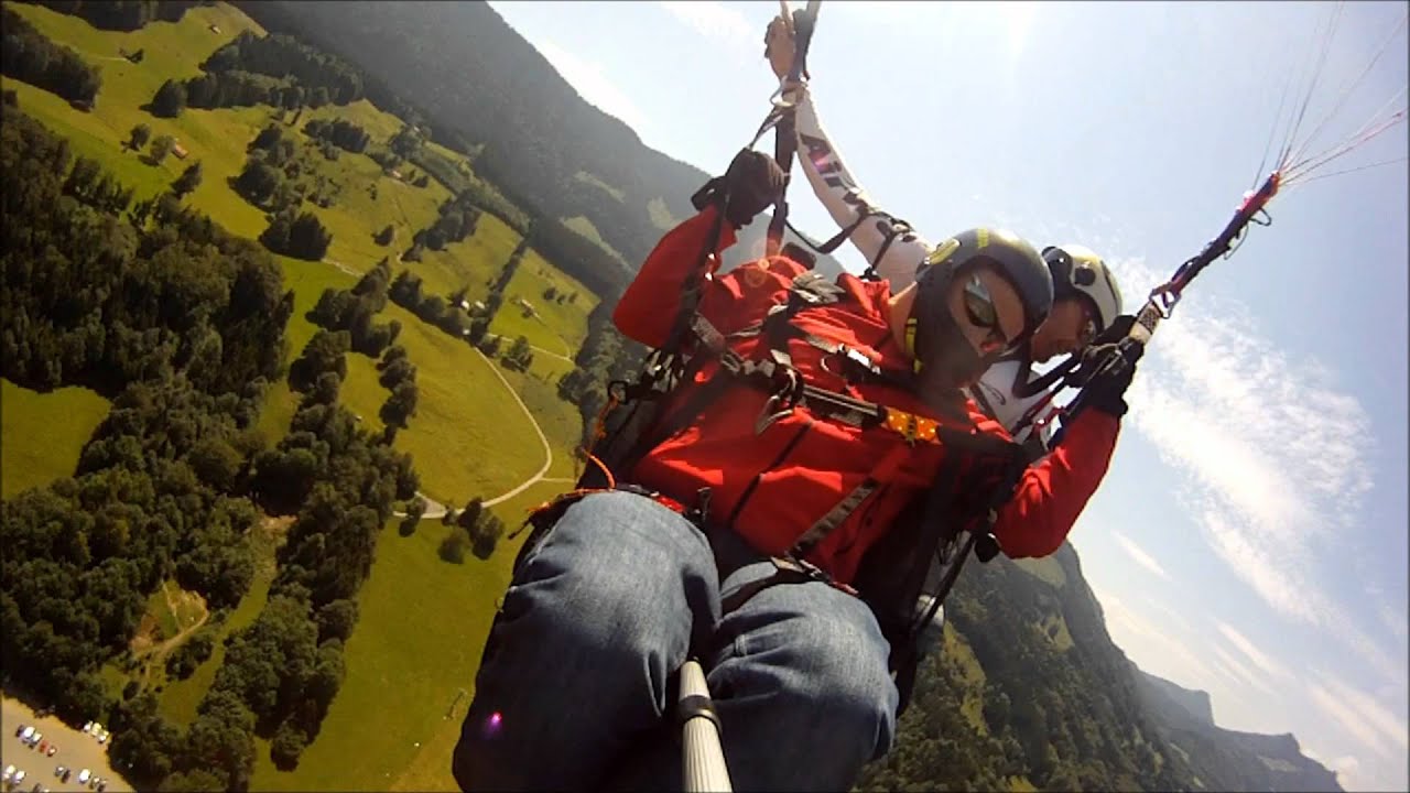 Tandem Paragliding ☀️☀️ Gleitschirmfliegen Gleitschirmflug München ...