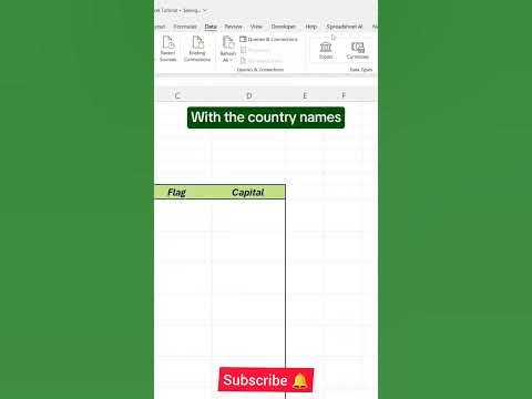 Capital and flag automatic in Excel ... Excel tricks ️..#learn_with_nega #excel #excelformula ...