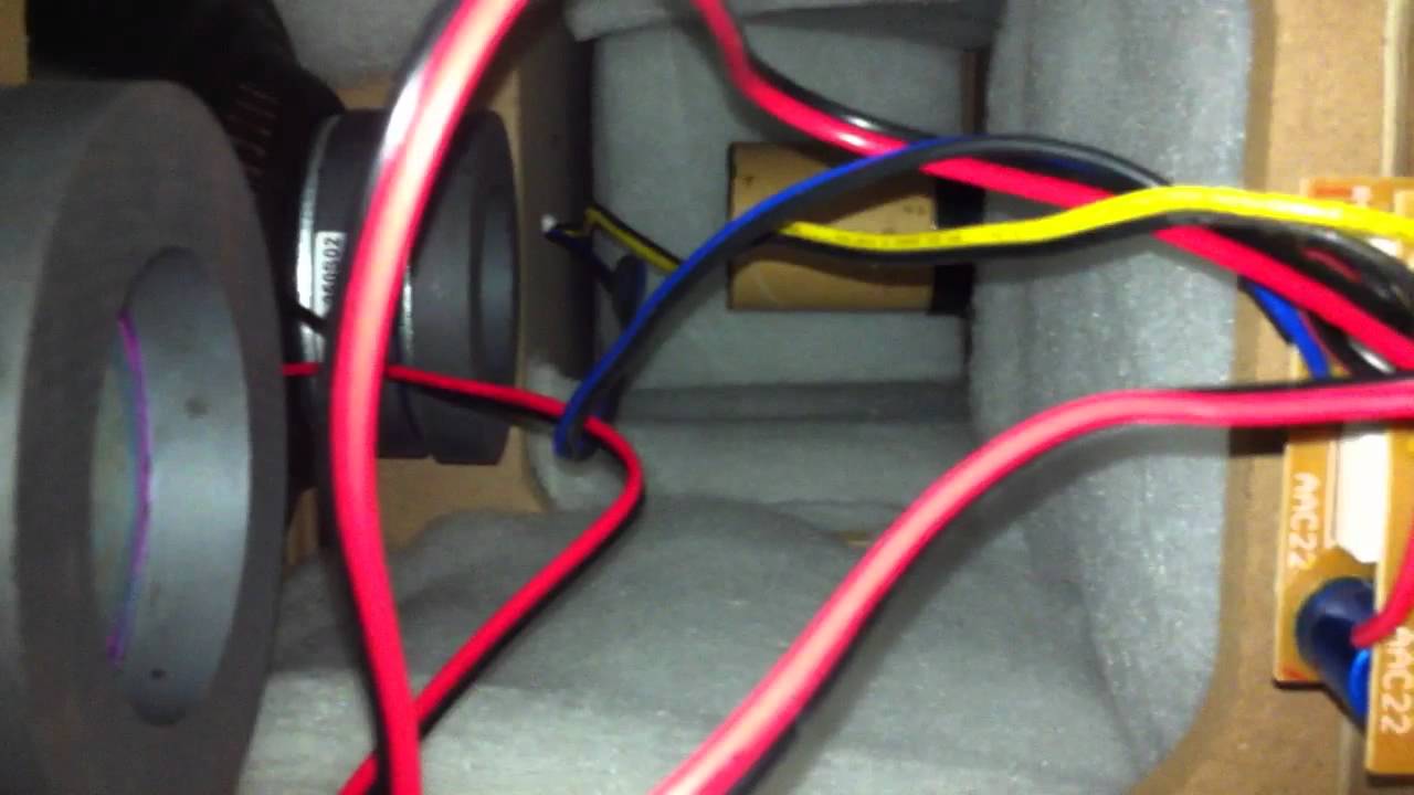 The inside of my dynavoice dynamite 10 - YouTube