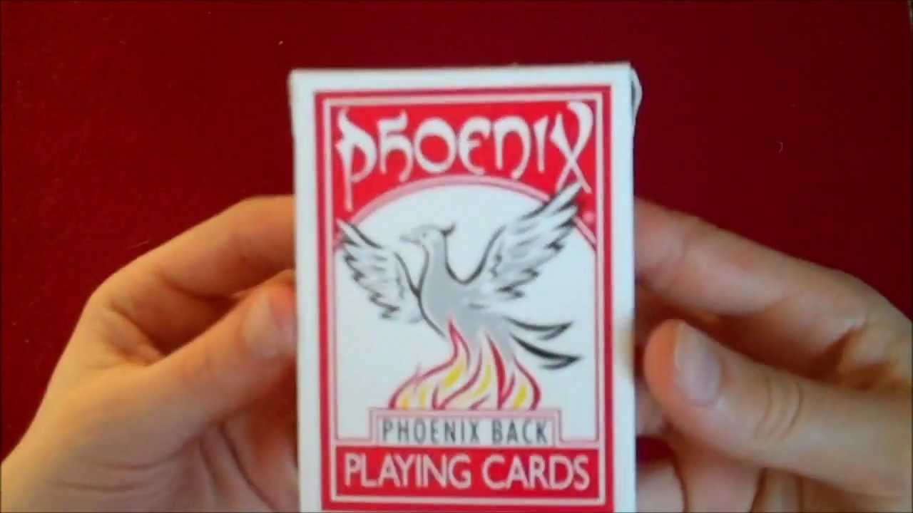 Red Phoenix Deck by CardShark - REVIEW (Playing Cards) - YouTube