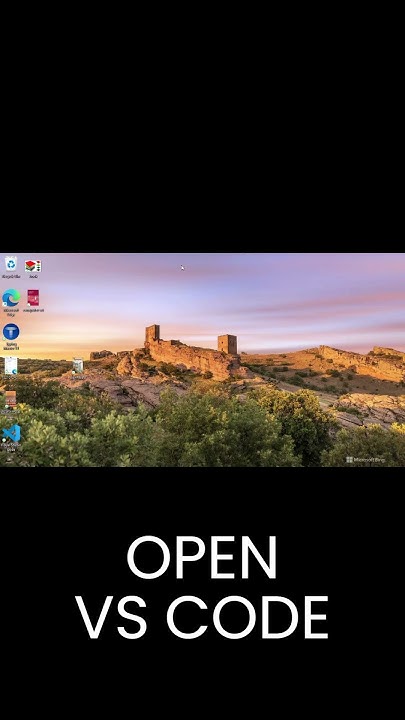 HOW TO OPEN FOLDER IN VS CODE - YouTube