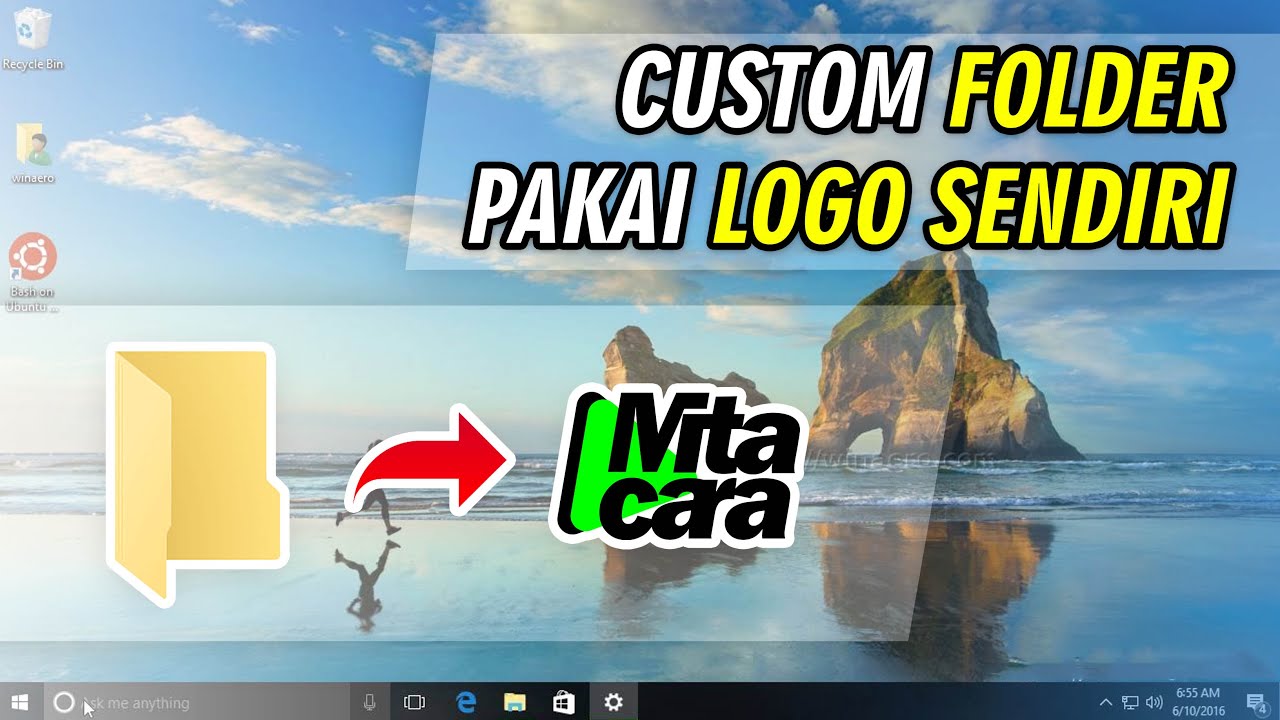 CUSTOM ICON FOLDER PAKAI LOGO SENDIRI ‼️ - YouTube