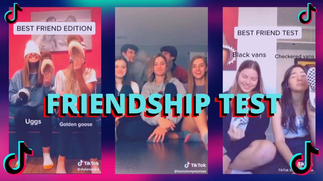 Test Your Friendship With THIS | Friendship Test Tik Toks | Girls Test ...