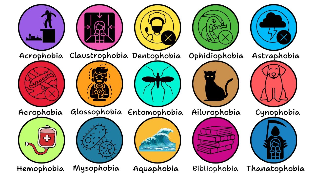 Every Phobia Explained in 19 Minutes - YouTube