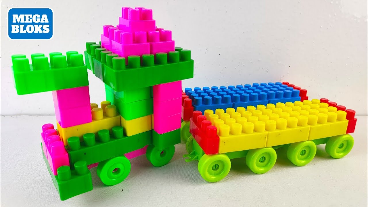 TUTORIAL How To Make a Train From Mega Lego Easy CRAFTING BUILDING DIY ...