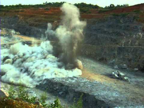 Gold Mine Blasting - YouTube