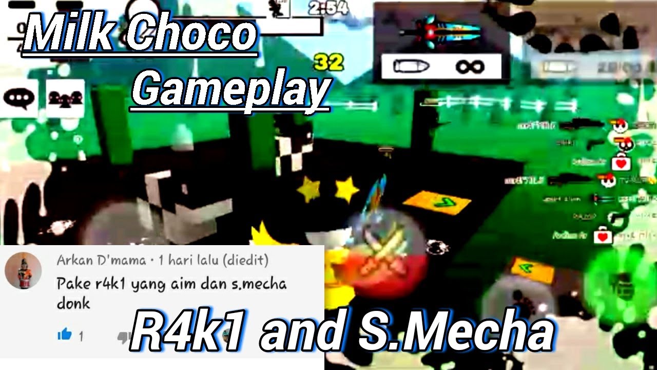 Milk Choco Gameplay | R4k1 and S.Mecha - MilkChoco Online Fps - YouTube