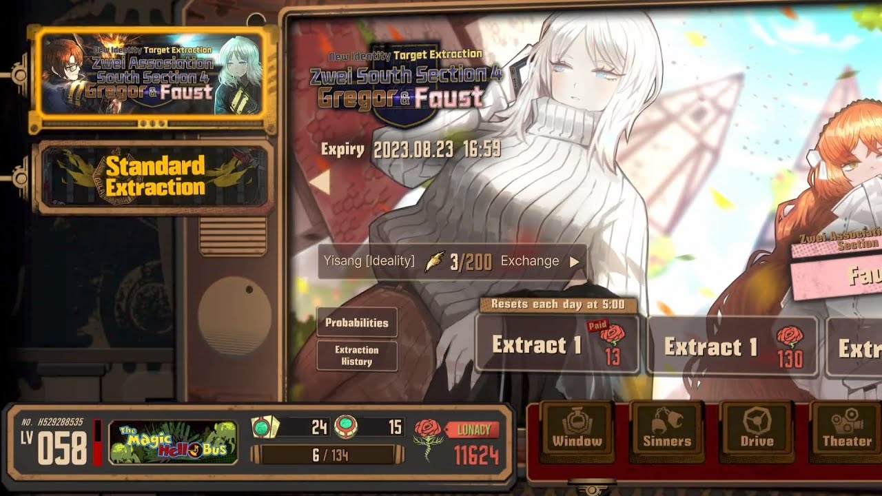 Zwei Gregor pull never let me down | Limbus Company - YouTube