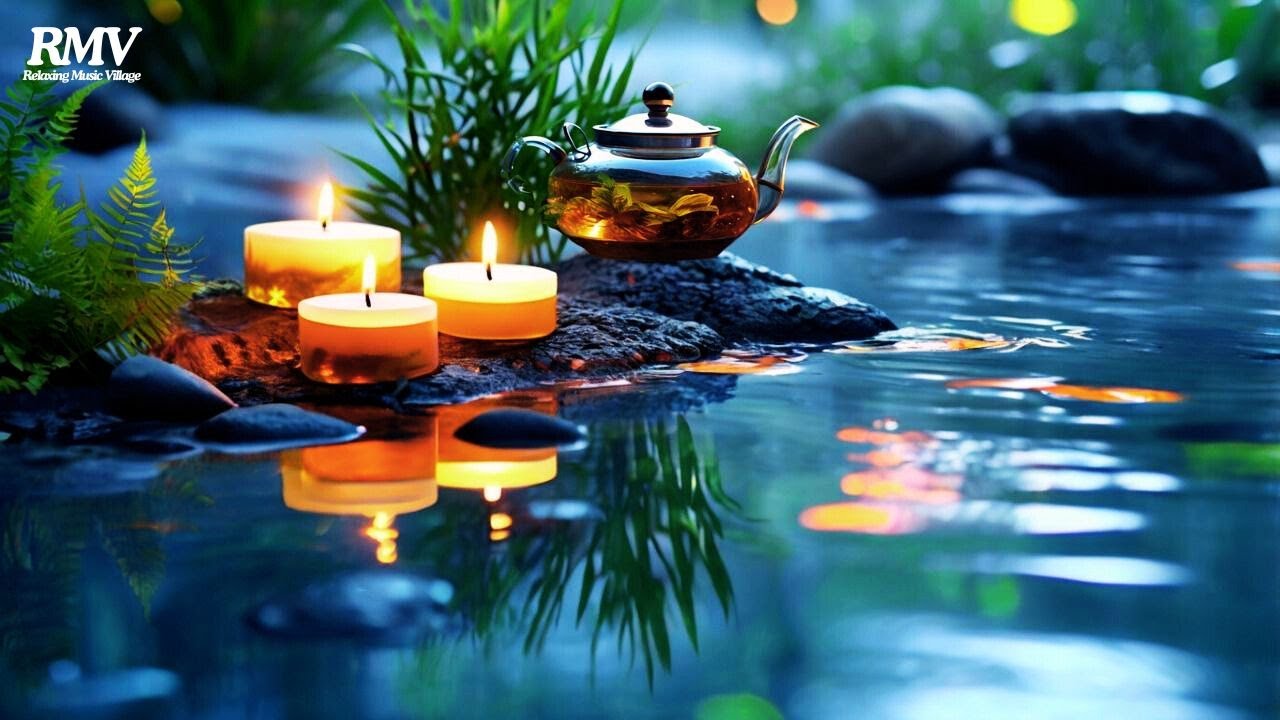 Fall Asleep in 5 Minutes 🌙 Relaxing Spa Music for Deep Sleep and Water ...