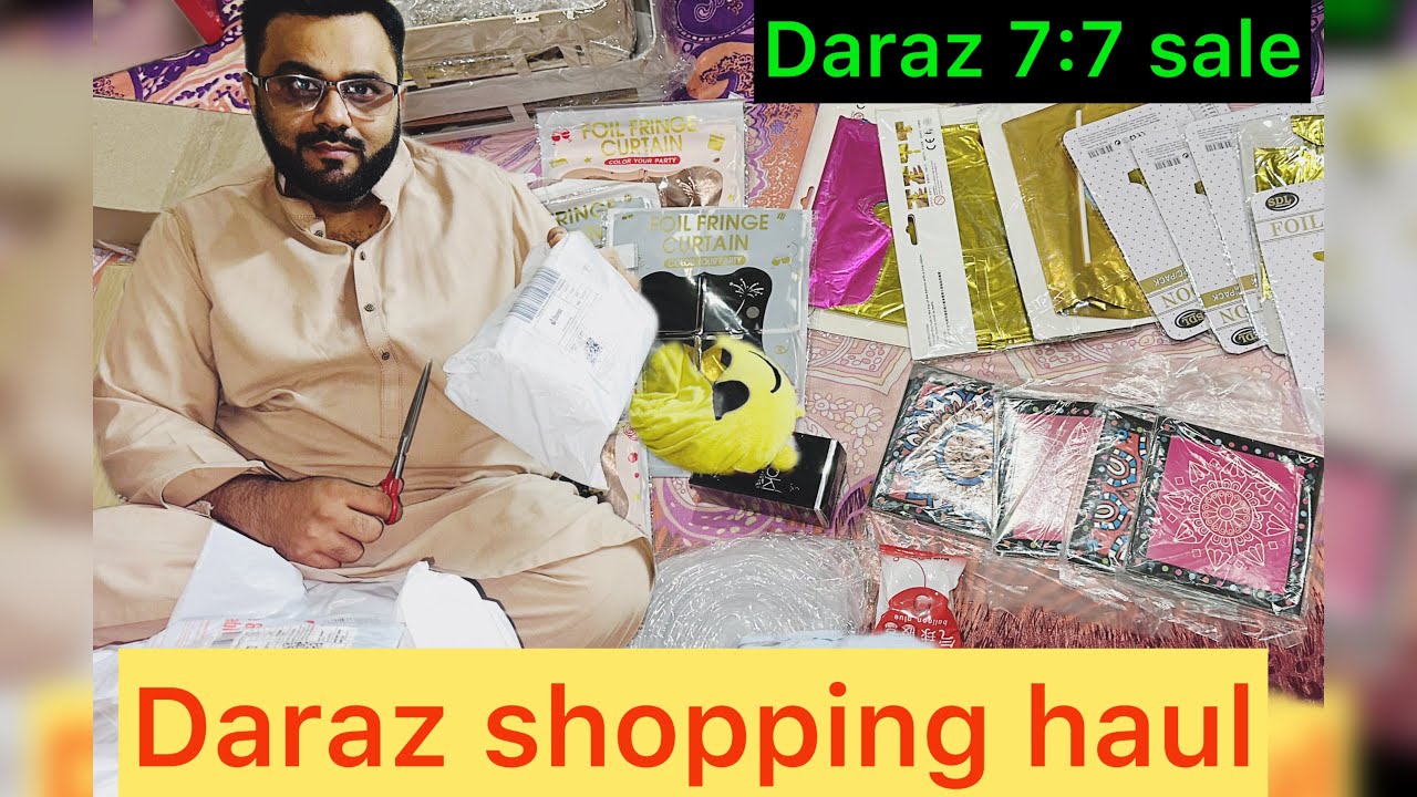 Daraz Shopping haul || Daraz 7:7 monthly sale || Daraz products reviews ...