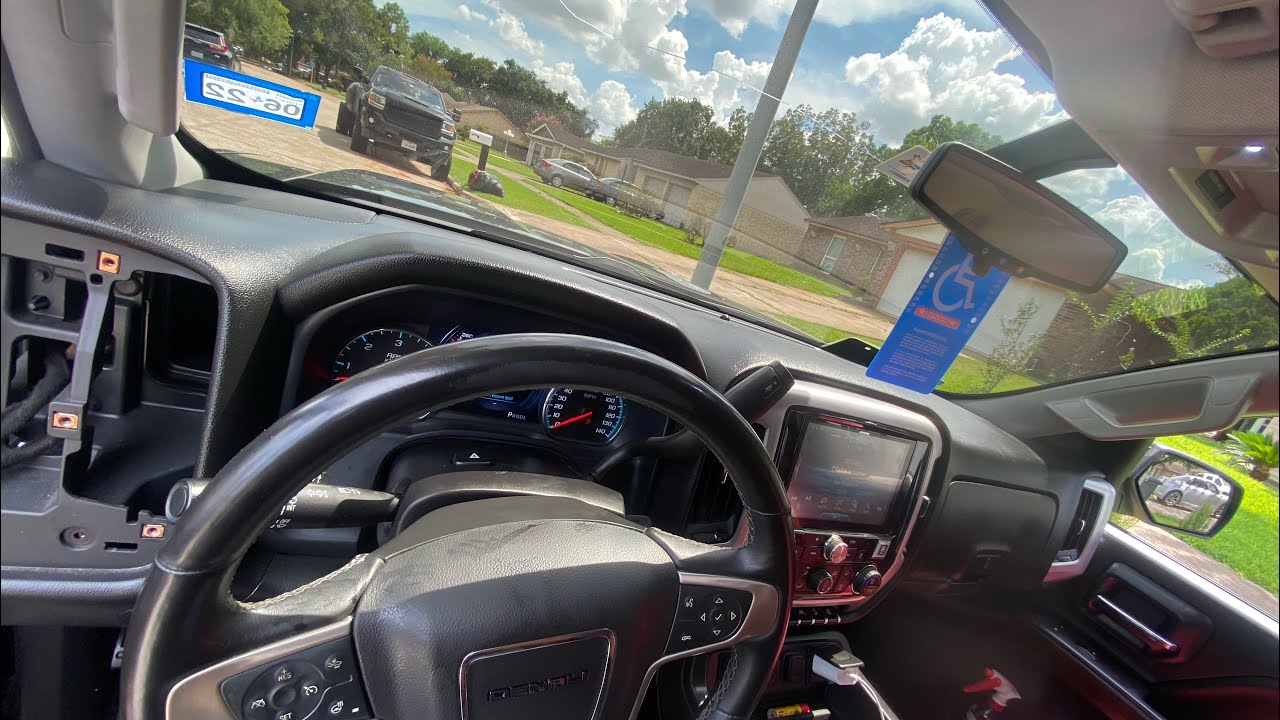 GMC Sierra dash conversion - YouTube