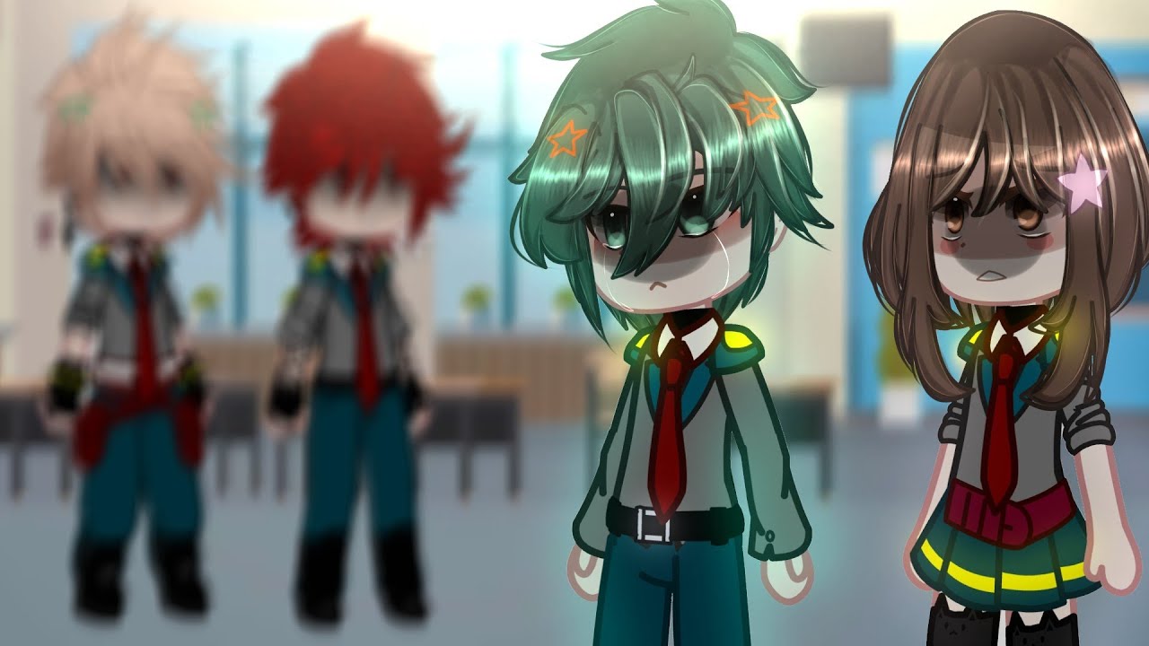 " That smile is my fake smile. " ||Mha x Gacha||Deku angst||Very old ...