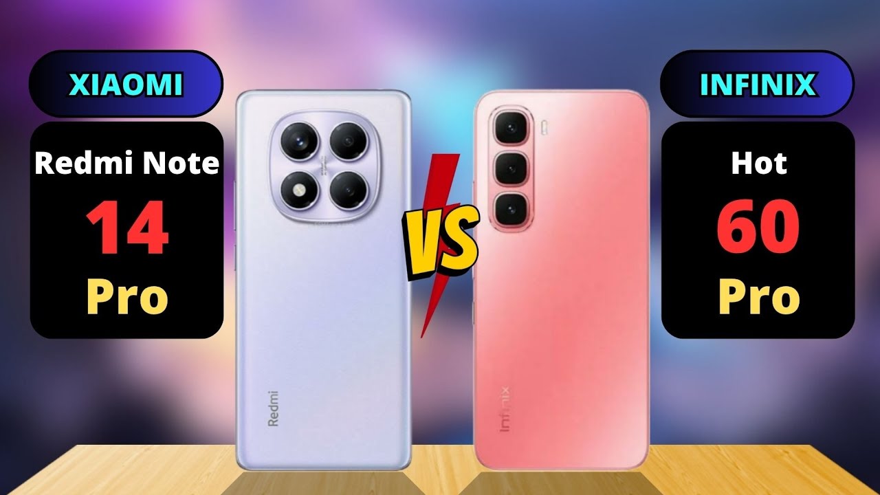 Redmi Note 14 Pro vs Infinix Hot 60 Pro Comparison - YouTube