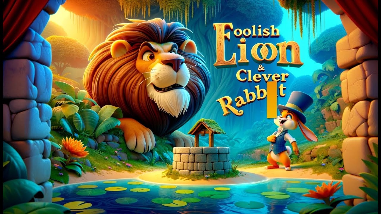 The Foolish Lion & Clever Rabbit | Kids Cartoon English Moral Short ...