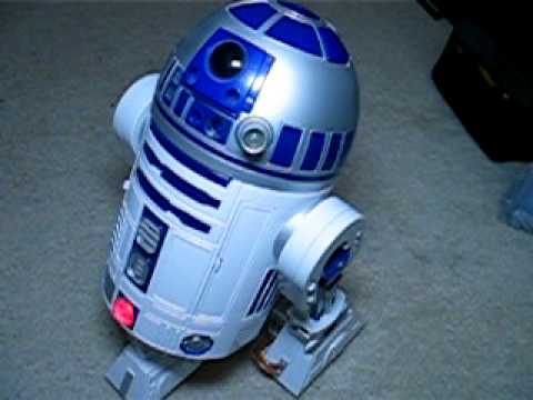 R2-D2 Interactive Robot playing "Spin the Droid" - YouTube