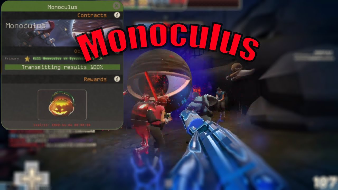 Defeating Monoculus for the contract - Team Fortress 2 - YouTube