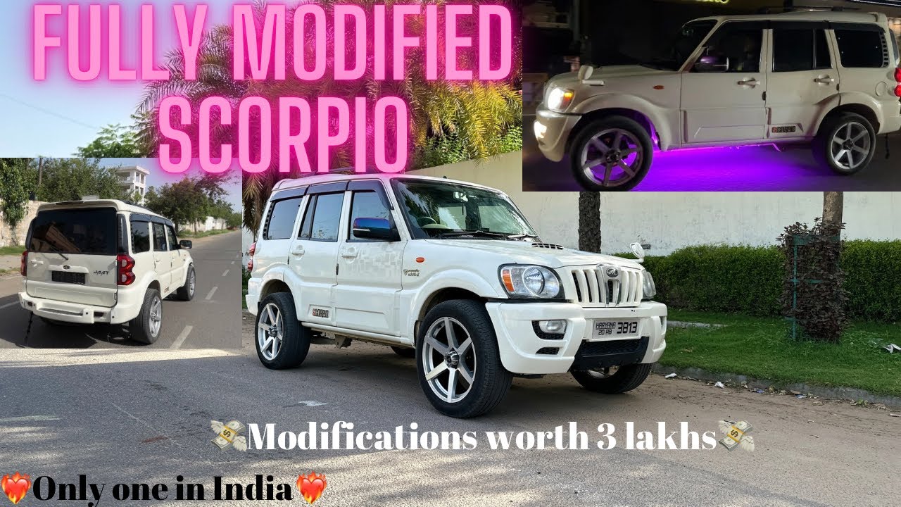 Fully Modified scorpio ️‍🔥|| Only one in India🔥 @Kartik_sadhi - YouTube