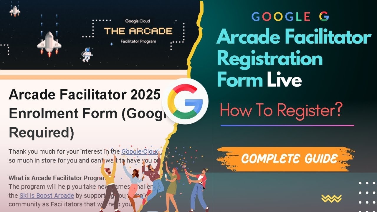 Arcade Facilitator Program - Cohort 2 registration form live | Complete ...