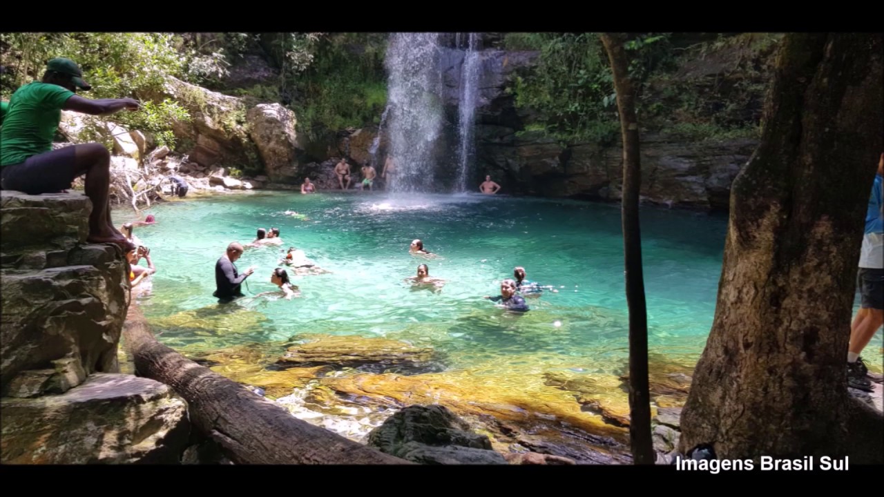 Cachoeira SANTA BÁRBARA - CHAPADA DOS VEADEIROS- Cavalcante - GO ...