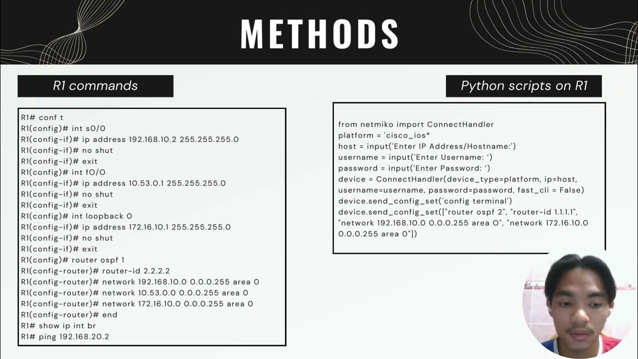 ITT633 : OSPF Network Automating Using Netmiko - YouTube