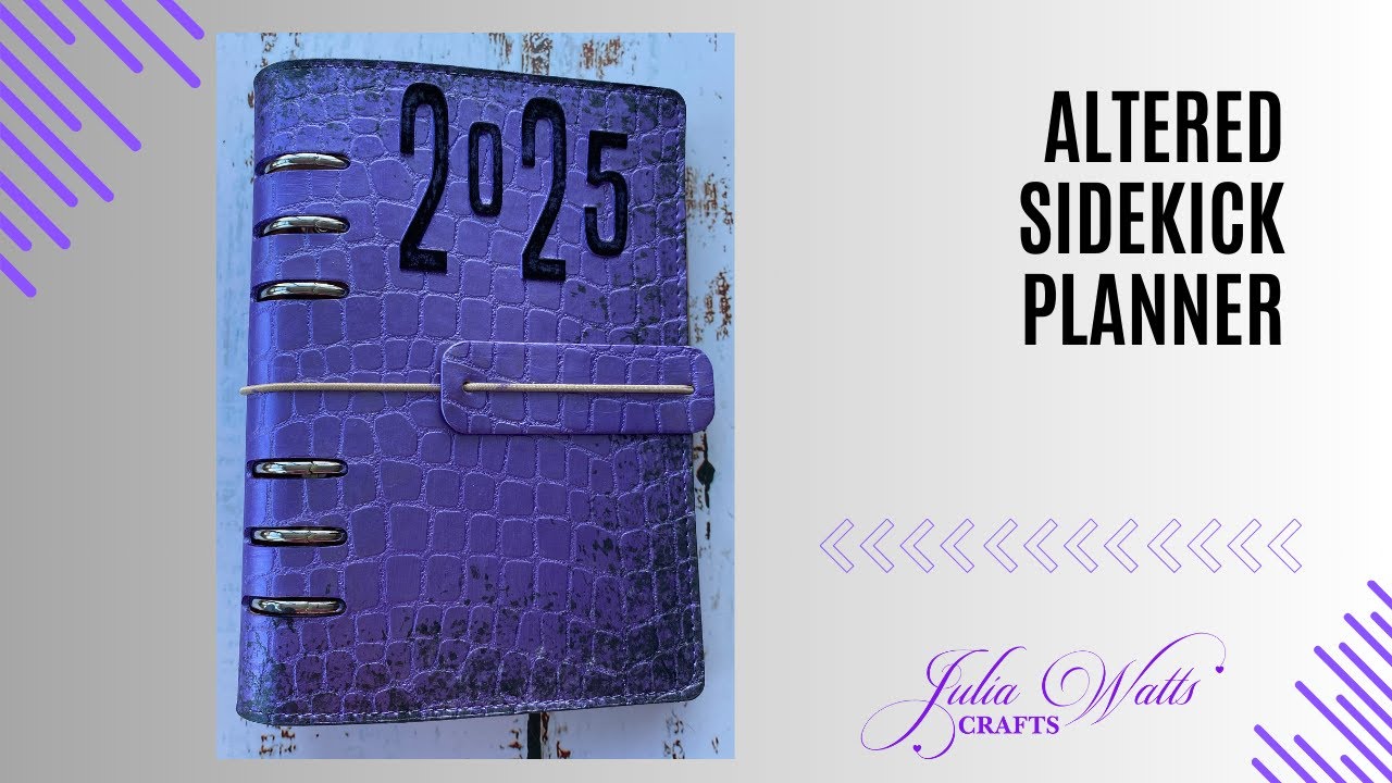 Elizabeth Craft Designs - Altered Sidekick Planner - YouTube