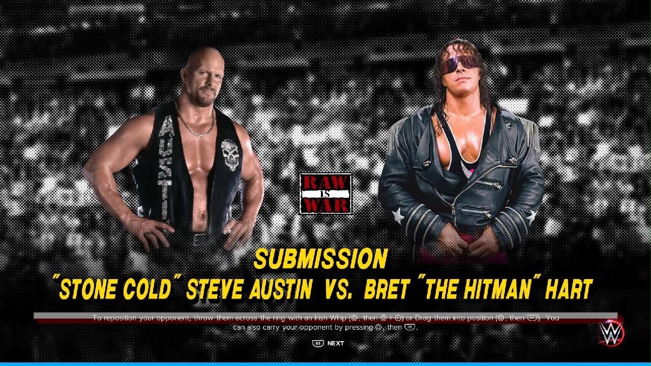 Steve Austin vs Bret Hart Submission Match - YouTube