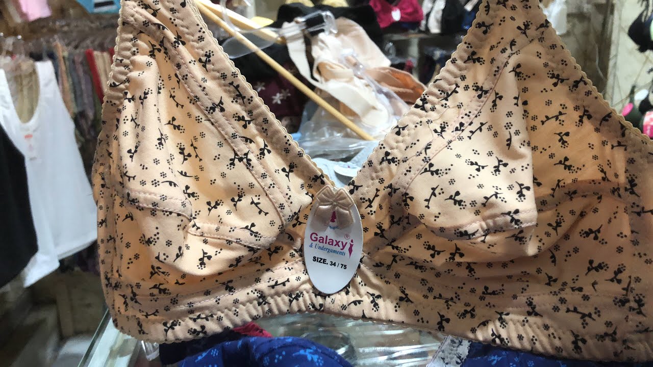 Soft Cotton Bra Colors and sizes available. - YouTube