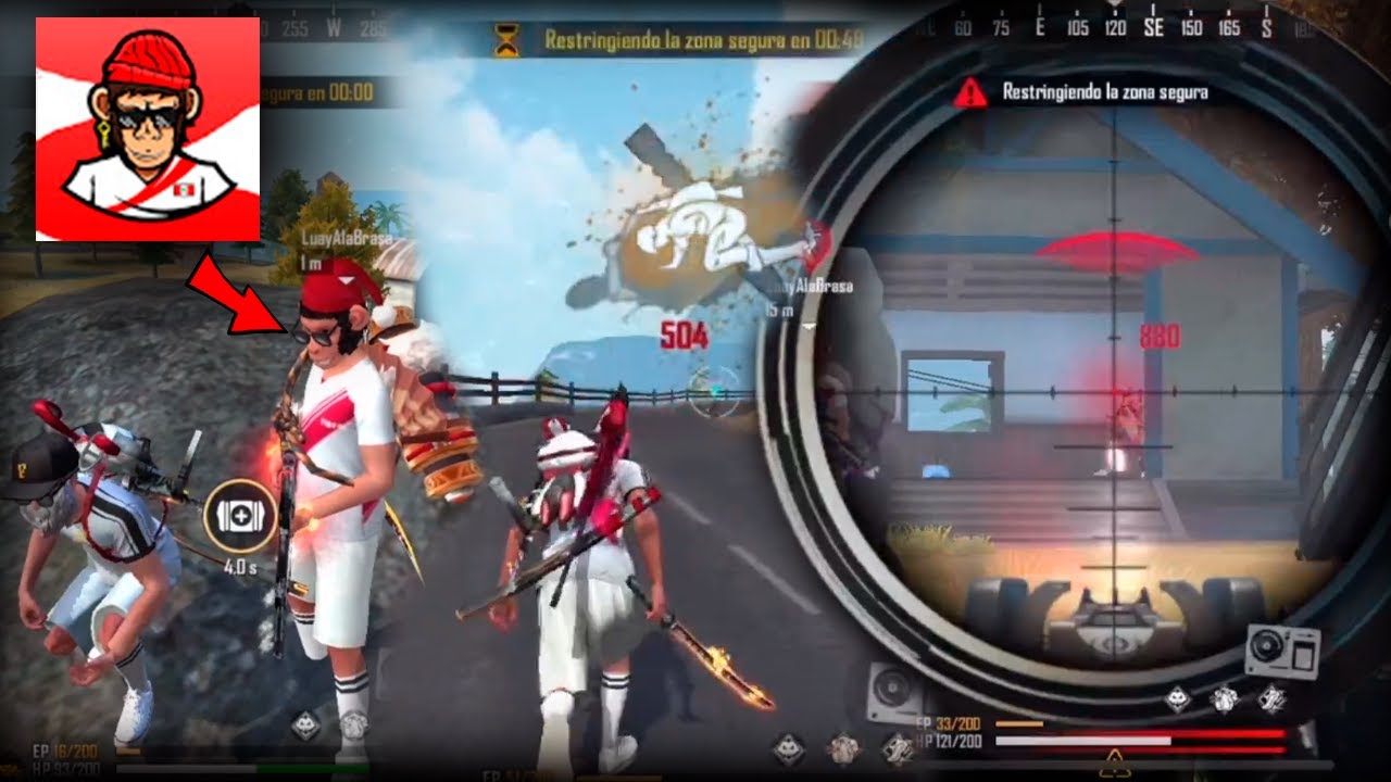 JUEGO EN DÚO CON EL MONO MÁS PRO DE TODO FREE FIRE...#LUCY - YouTube