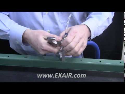 Changing The Air Cap Of An EXAIR Atomizing Spray Nozzle - YouTube