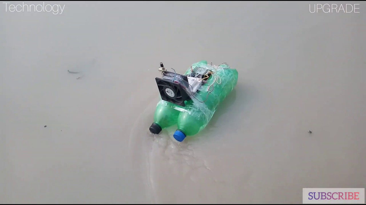 how to make fastest rc boat [12 dc fan] with remote control - YouTube
