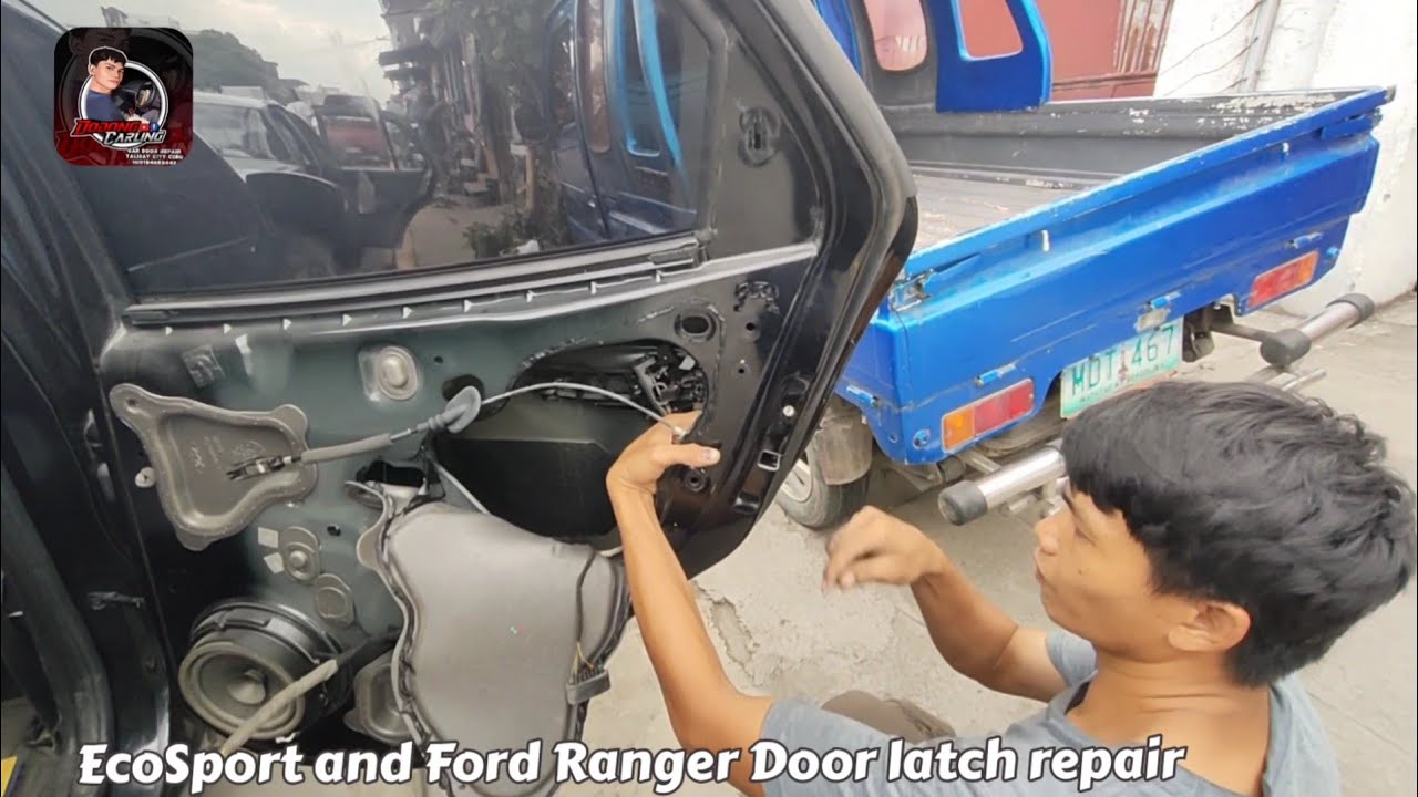 EcoSport and Ford Ranger Door latch repair - YouTube