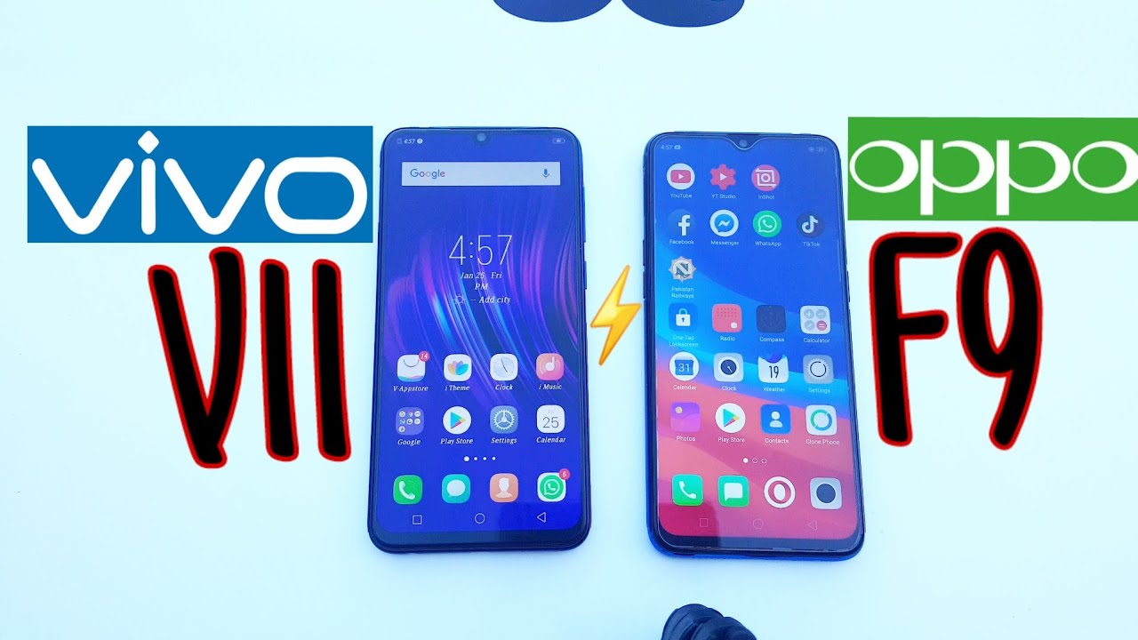 vivo v11 vs oppo f9 speed test comparison 2019 - YouTube