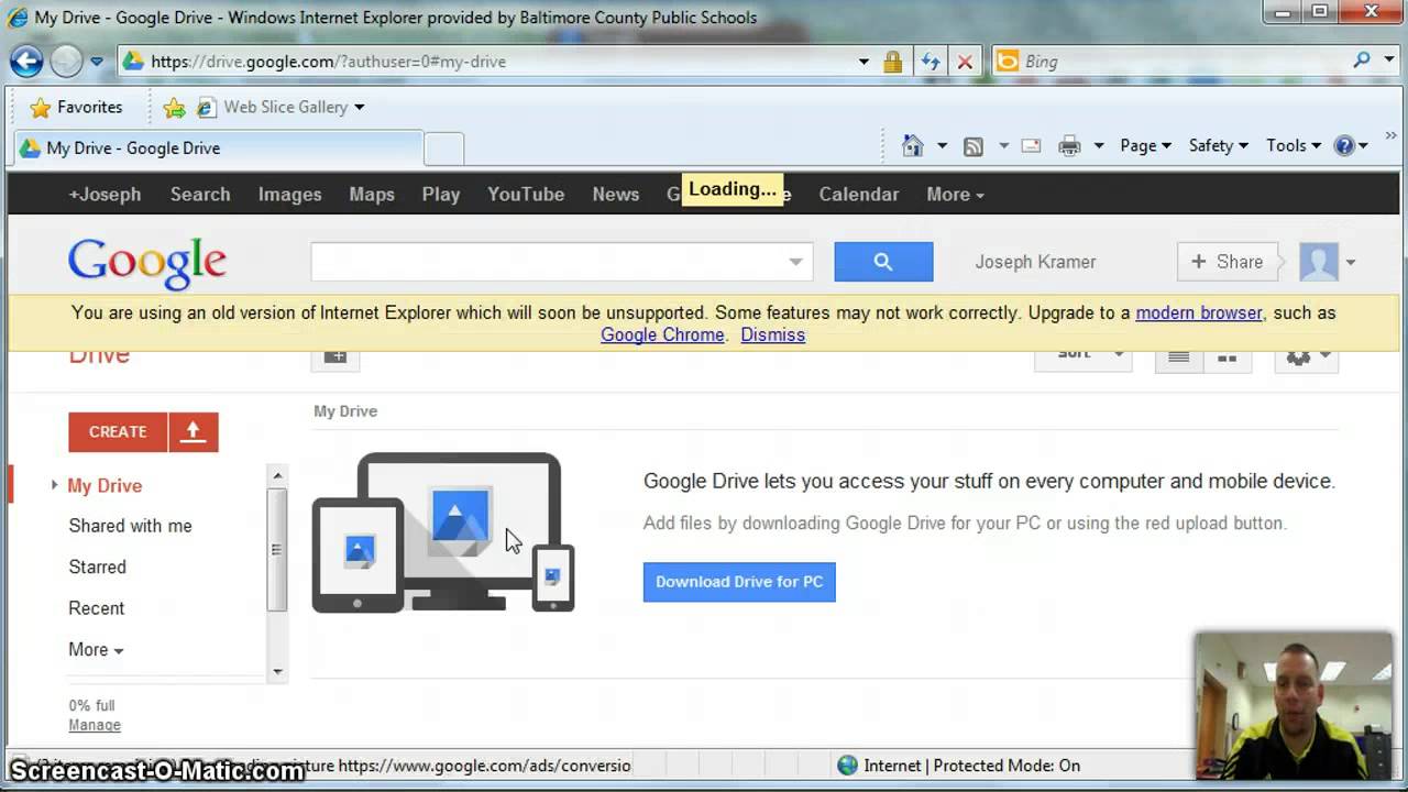 Setting Up Google Drive - YouTube