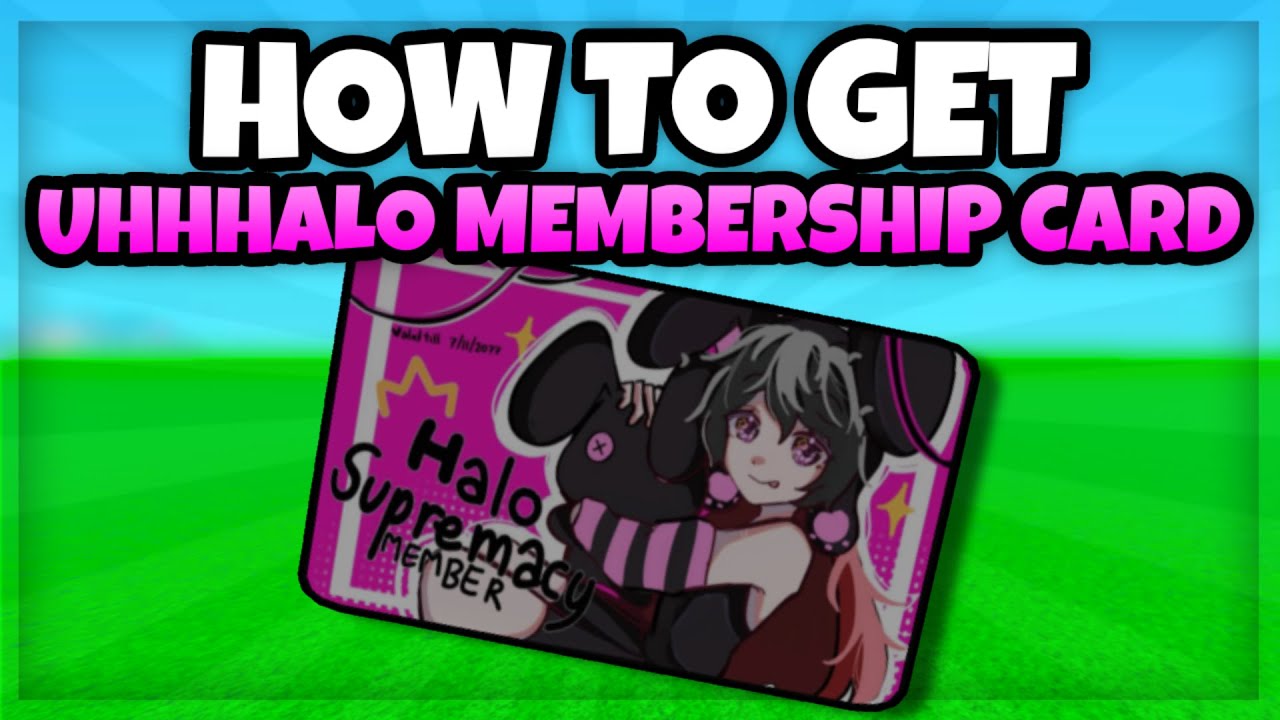 [PAID UGC] How to Get "UhhHalo Membership Card" (ROBLOX) - YouTube