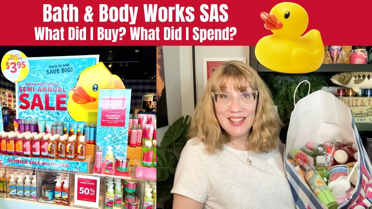 Bath & Body Works SAS What Did I Buy? What Did I Spend? - YouTube