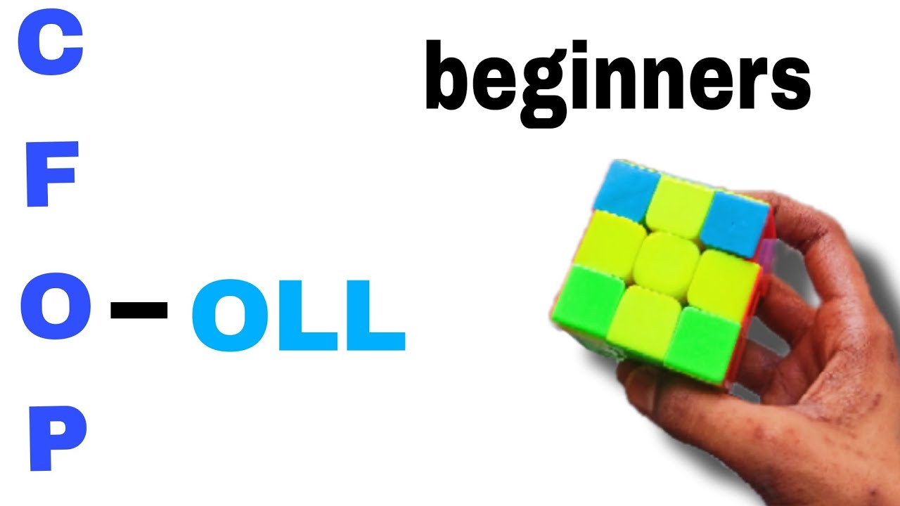 Rubik's cube Easy 2-Look OLL Tutorial (Beginner COFP)#trending #viral # ...