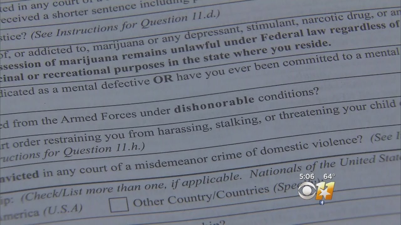 A Close Look At Background Checks For Buying Guns - YouTube