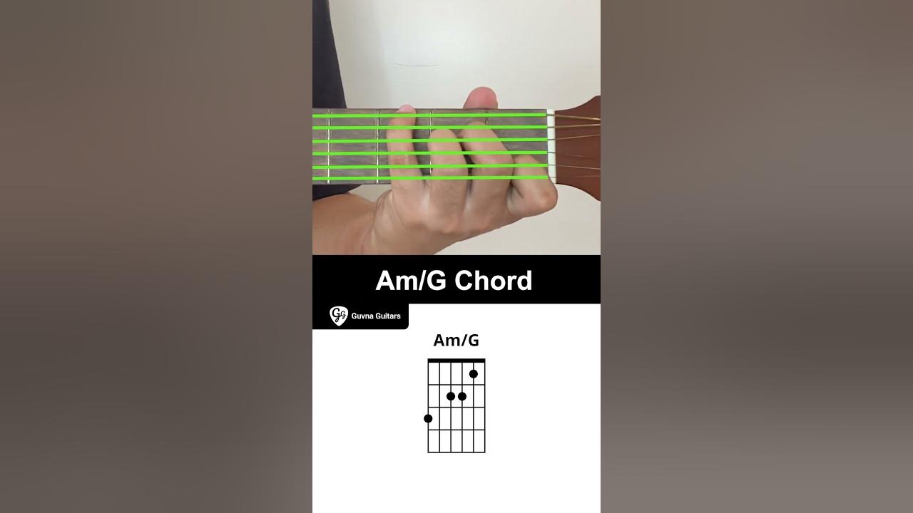 How To Play The Am/G Chord On Guitar - Guvna Guitars - YouTube